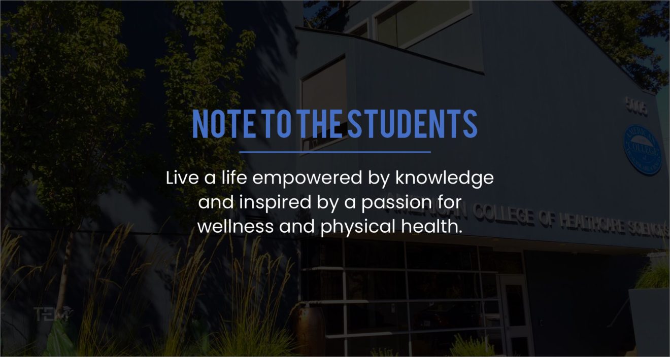 American College of Healthcare Sciences Overview