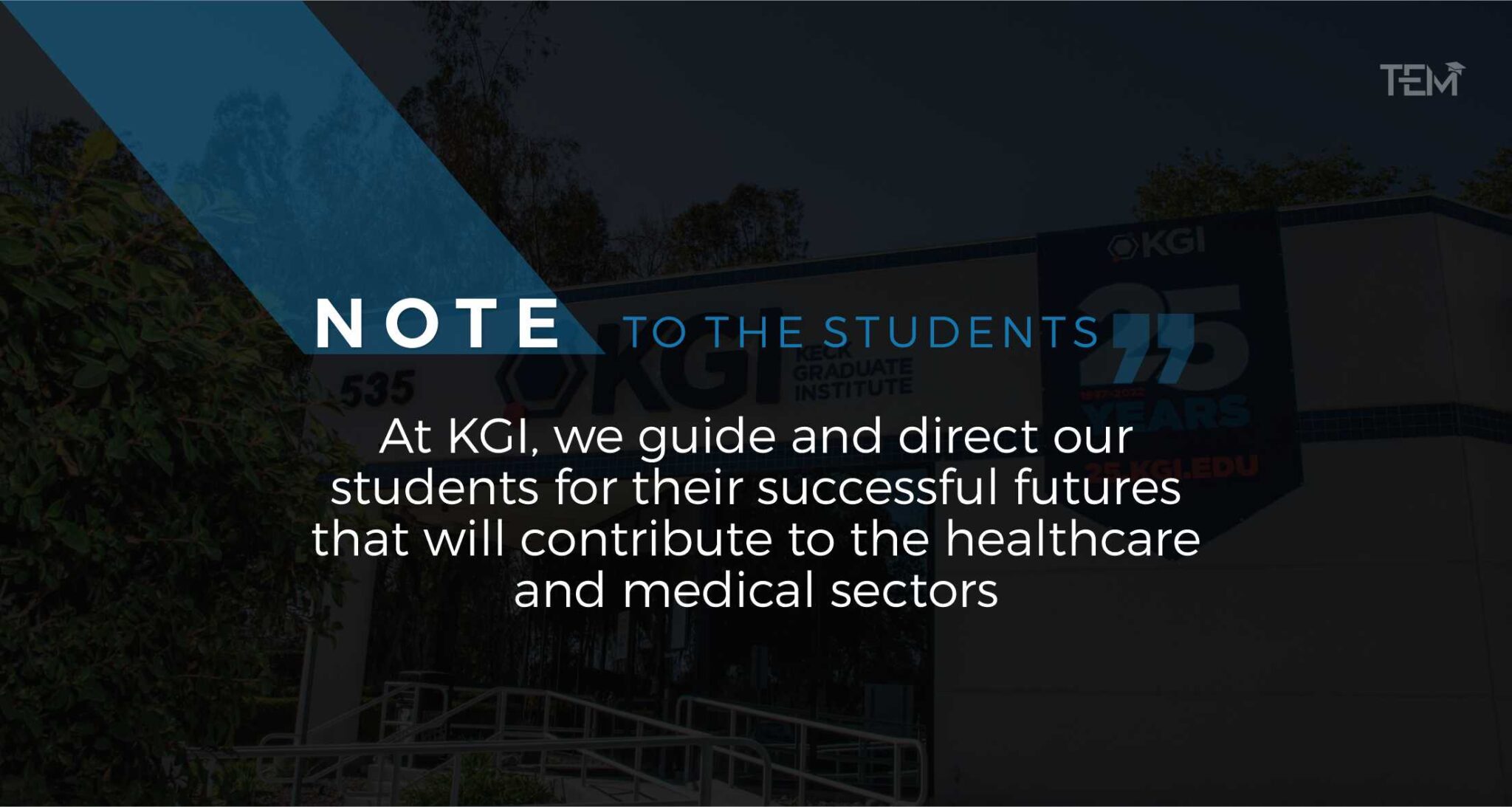 Keck Graduate Institute: Transforming Healthcare Education