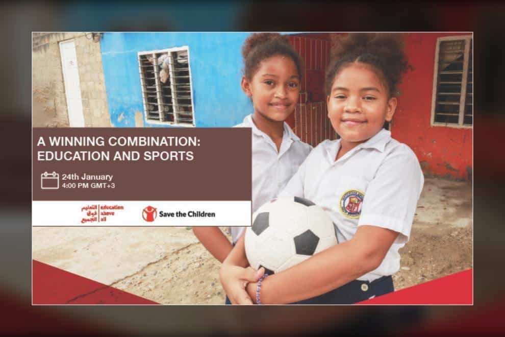 Education Above All Foundation and Save The Children invite you to A ... Education Above All Foundation and Save The Children invite you to A ...
