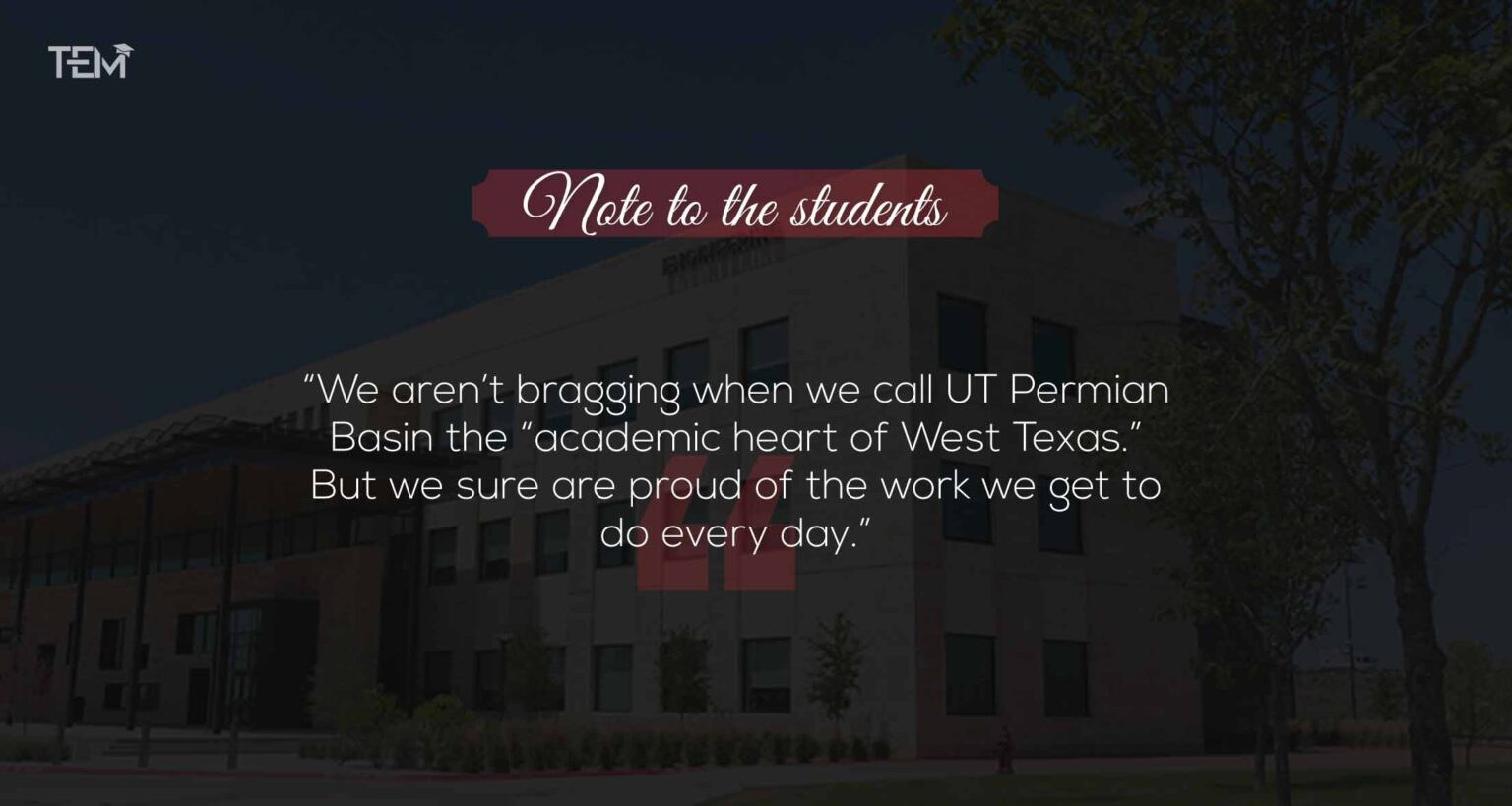 The University of Texas Permian Basin (UTPB)