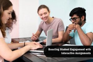 Boosting Student Engagement with Interactive Assignments