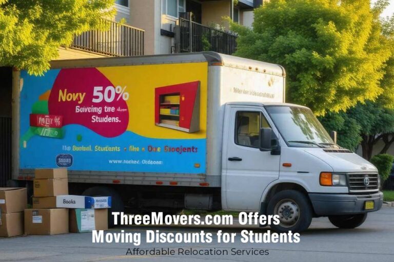 ThreeMovers.com Offers Moving Discounts for Students