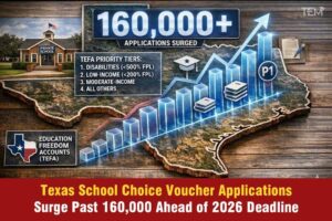 Texas School Choice Voucher Applications Surge Past 160,000